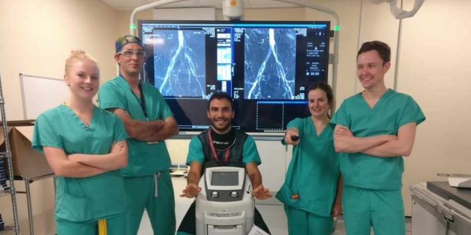 APC Cardiovascular | APC Angiodroid trial at Raigmore Hospital